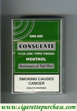 Consulate Menthol Fresh cigarettes