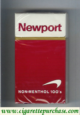 Newport Non Menthol Lights 100s cigarettes hard box